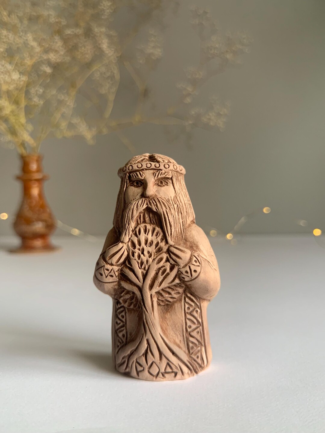 The Slavic God Rod. Ceramic Idol for a Home Altar - Etsy