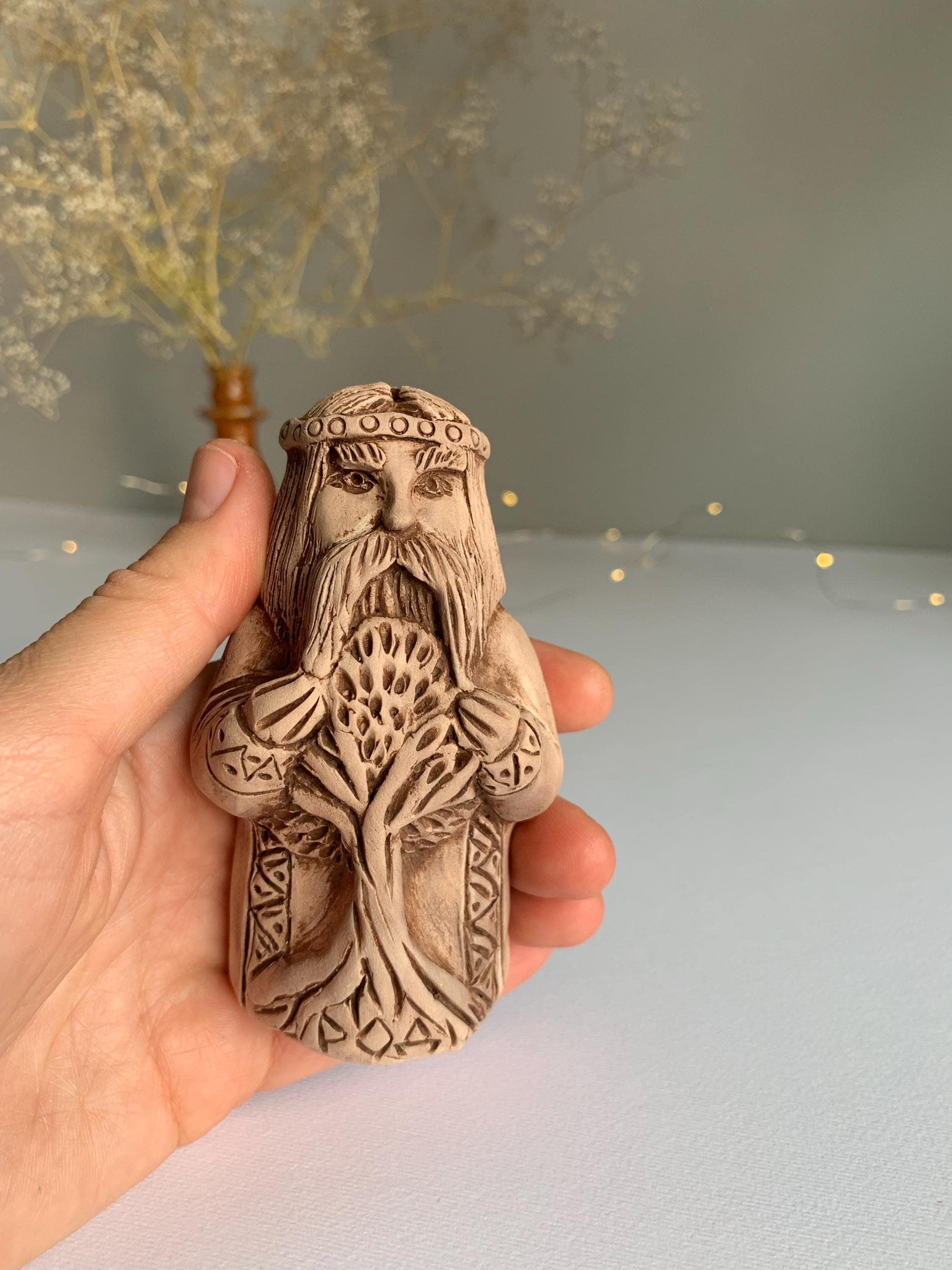 The Slavic God Rod. Ceramic Idol for a Home Altar - Etsy
