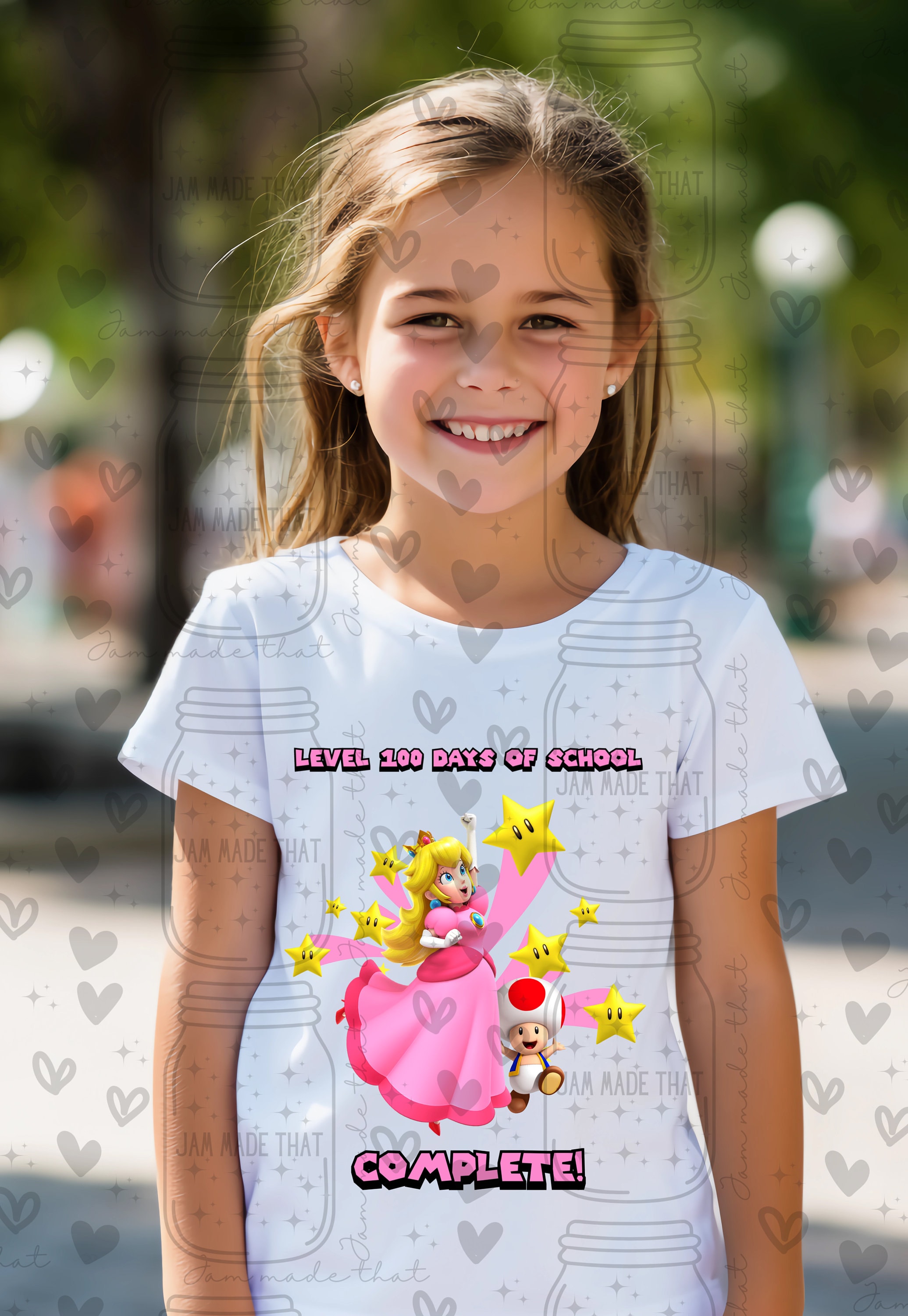 Princess Peach 100 Days of School Png Peach Mario 100 Days of School ...