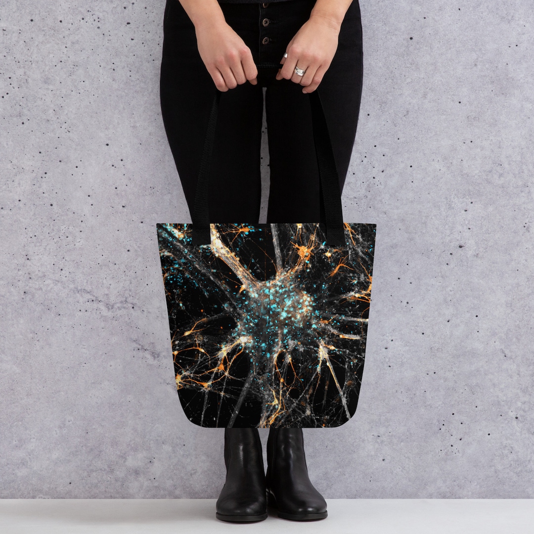 Stemcellgalaxy Unique Microscopy Image Tote Bag - Etsy