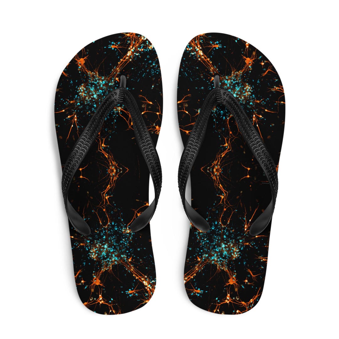 Stemcelltropical2 Unique Microscopy Image Flip-flops - Etsy