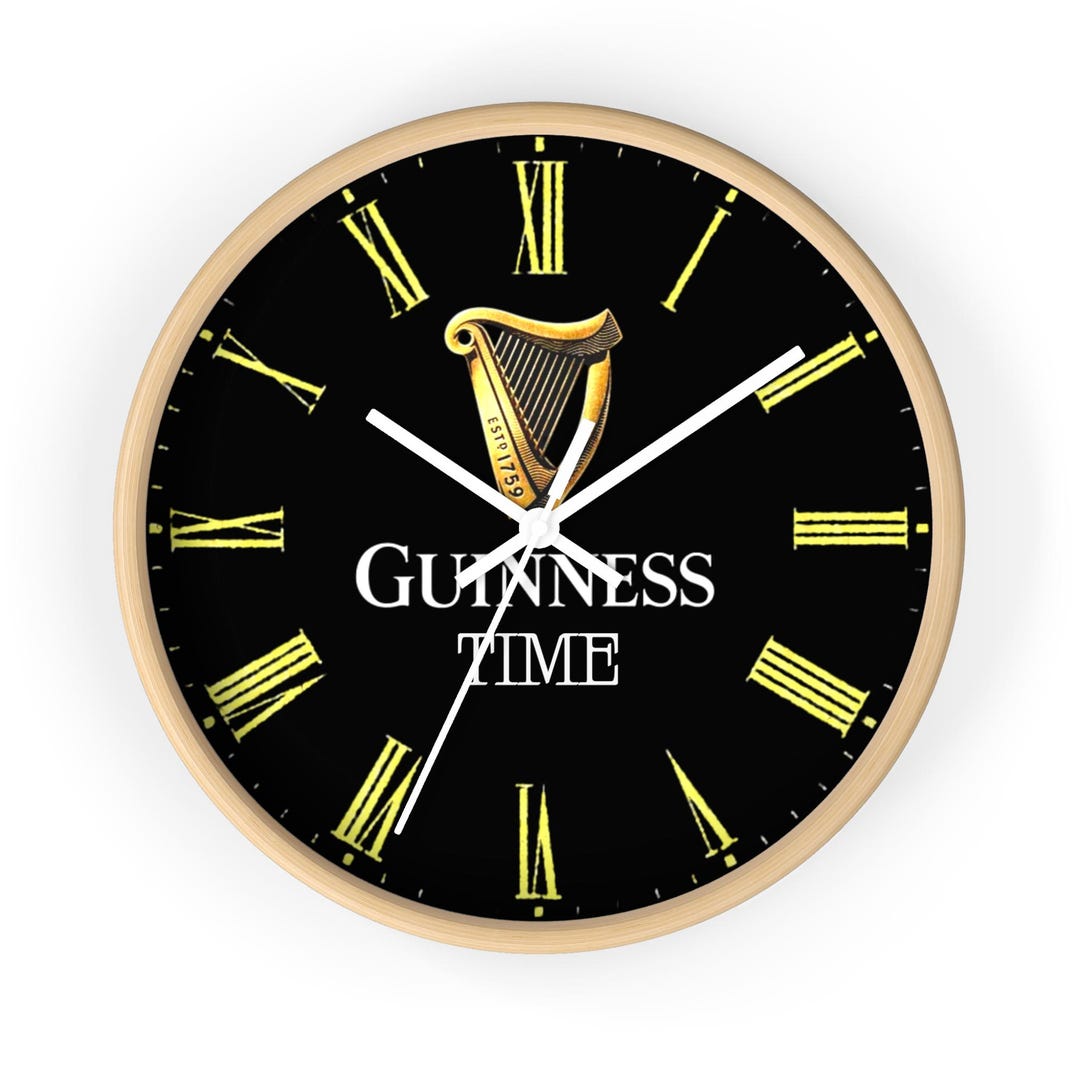 Guinness Time Wall Clock - Etsy