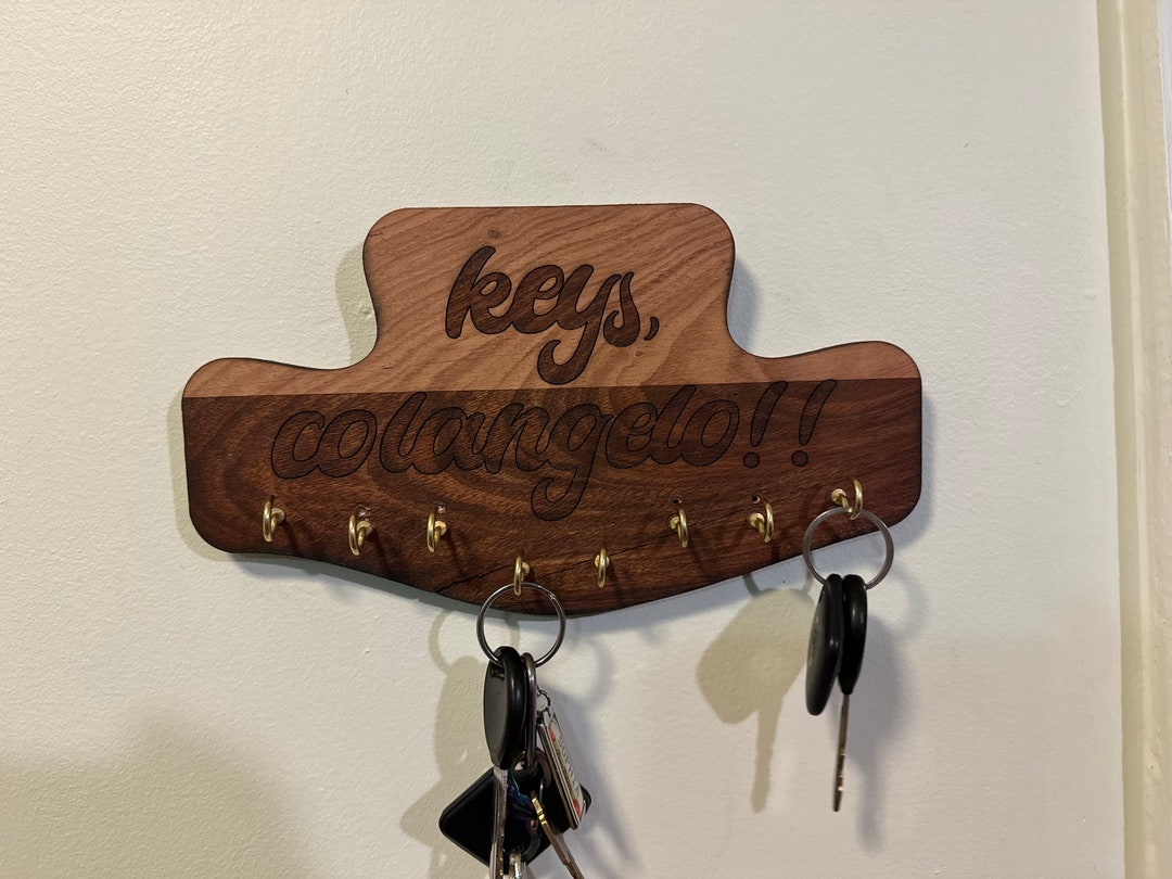 Customized Key Rack - Keys, Last Name! - Key Hanger - Don't Lose Your ...