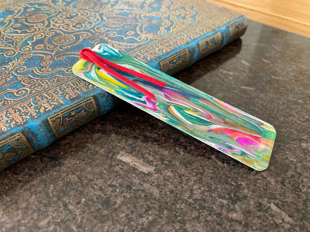 Pouring Paint Bookmarks - Etsy