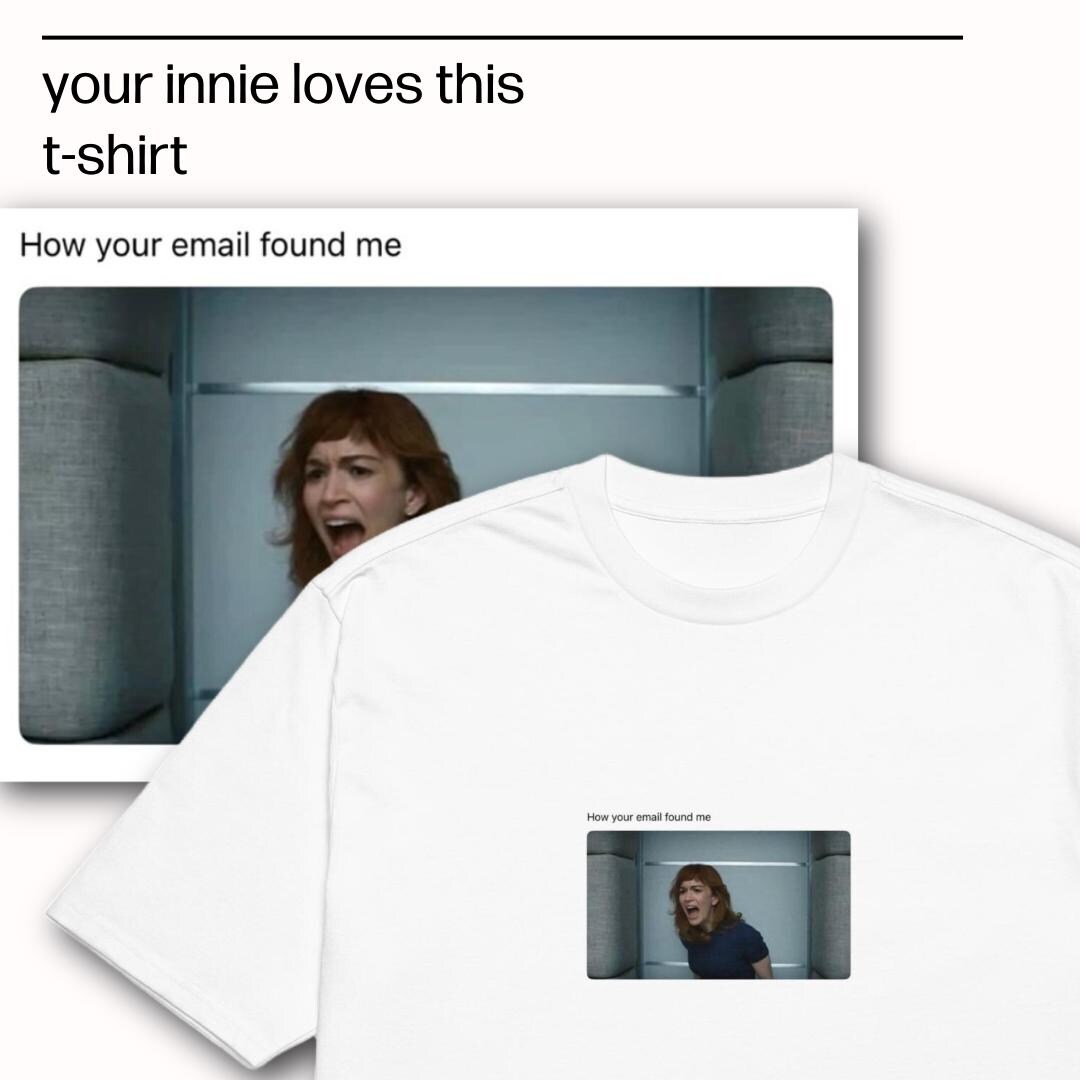 Severance Merch How Your Email Found Me Helly R Meme Oversized Heavy ...
