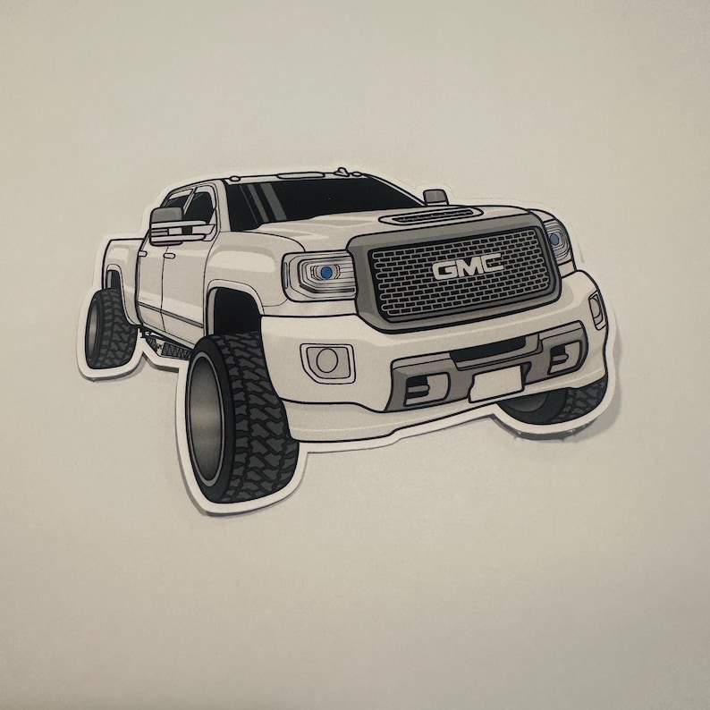 GMC Duramax Waterproof, Weatherproof, Sticker, Vibrant Color - Etsy