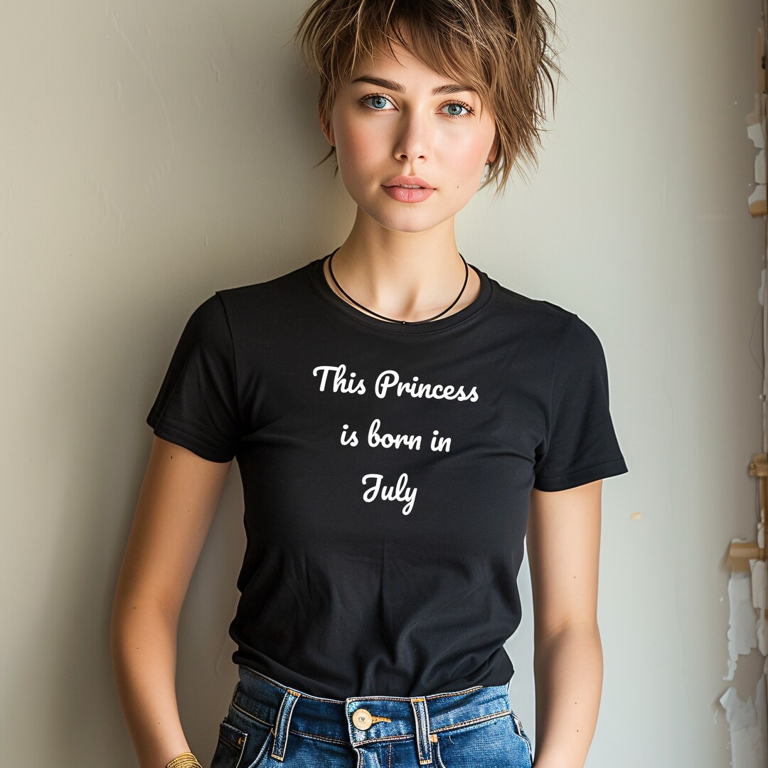 July Gems: Birthday Princess Tee Cancer & Leo Royalty Shirt ...