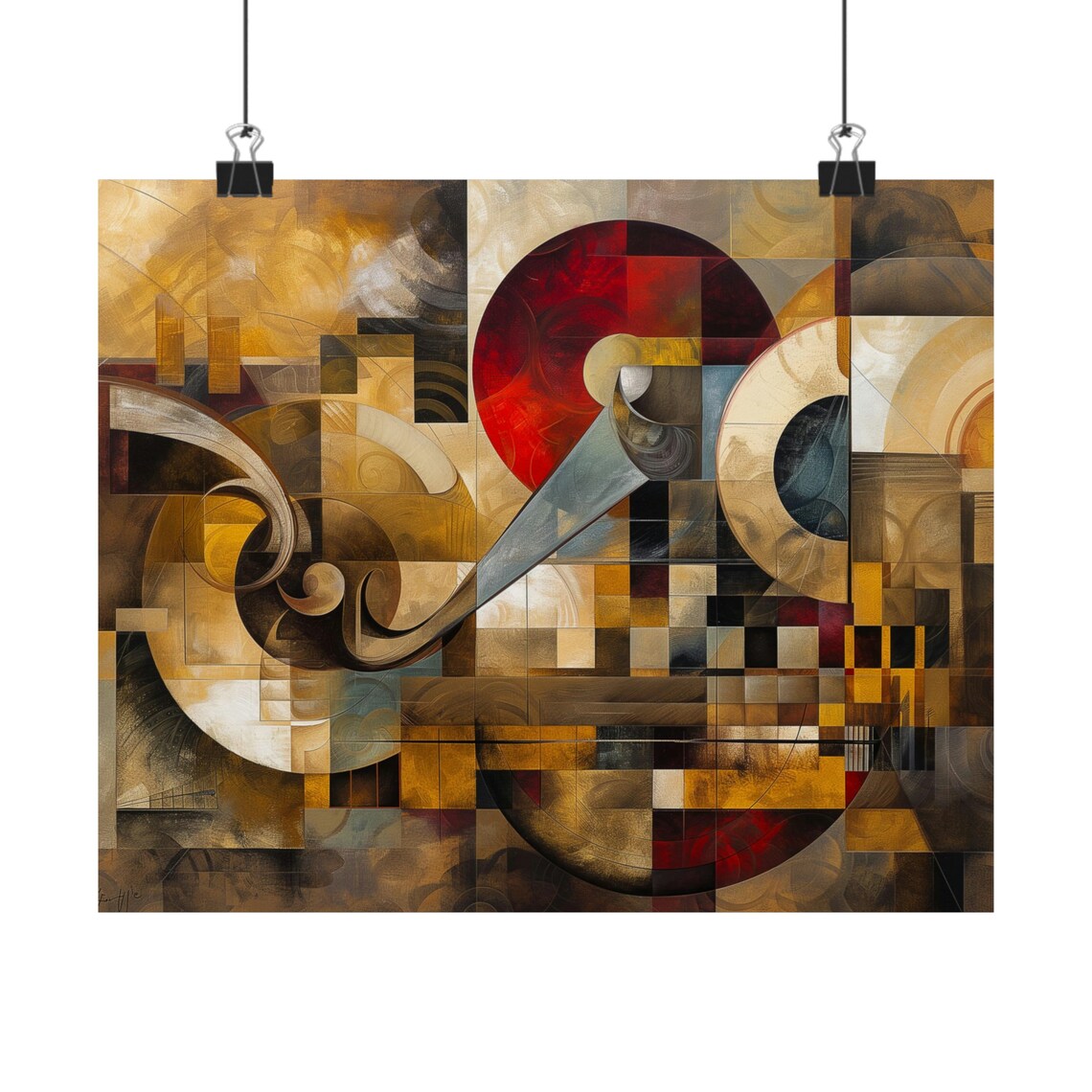 Matte Horizontal Posters Brahms Symphony Visualisation Art Wall Decor ...