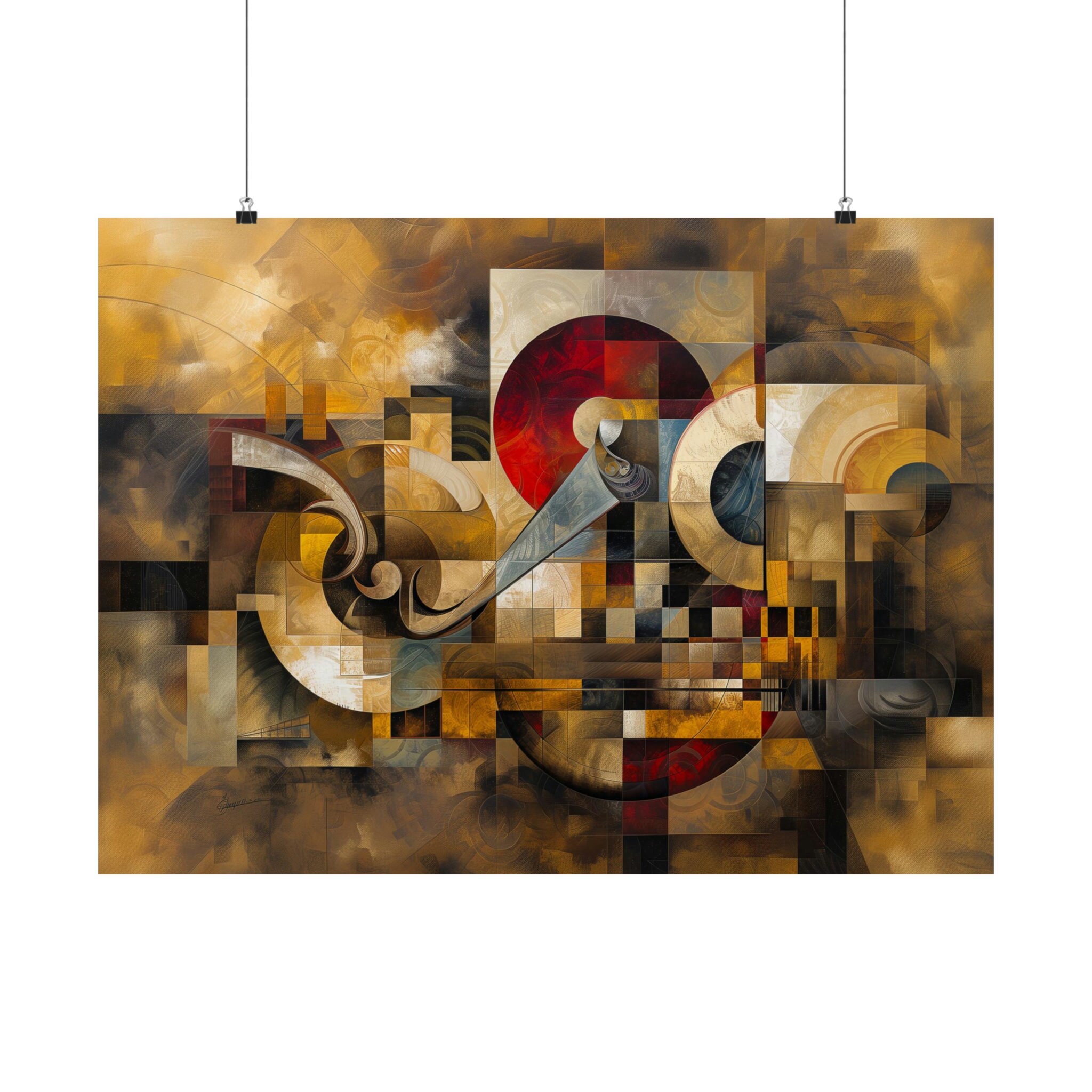 Matte Horizontal Posters Brahms Symphony Visualisation Art Wall Decor ...