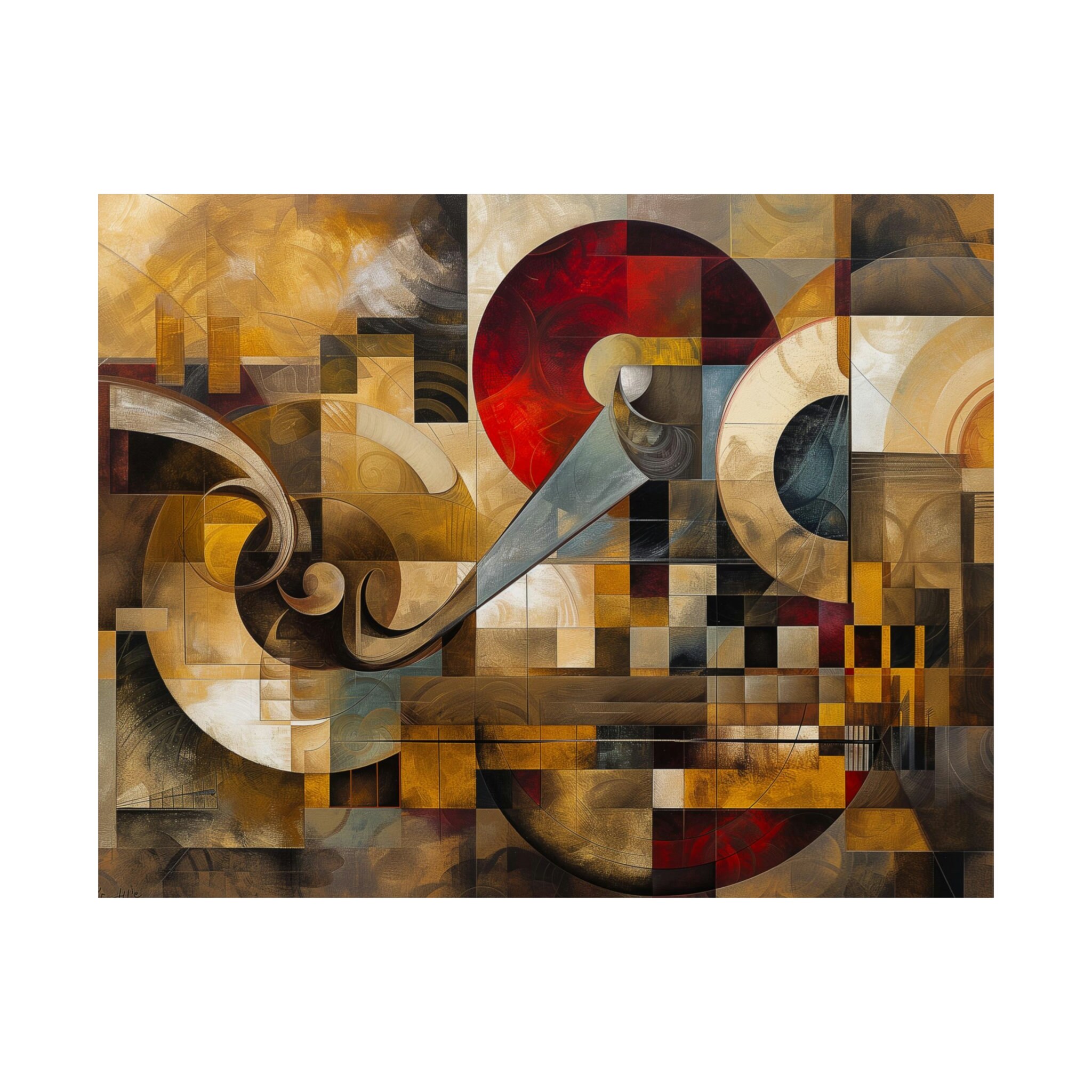 Matte Horizontal Posters Brahms Symphony Visualisation Art Wall Decor ...