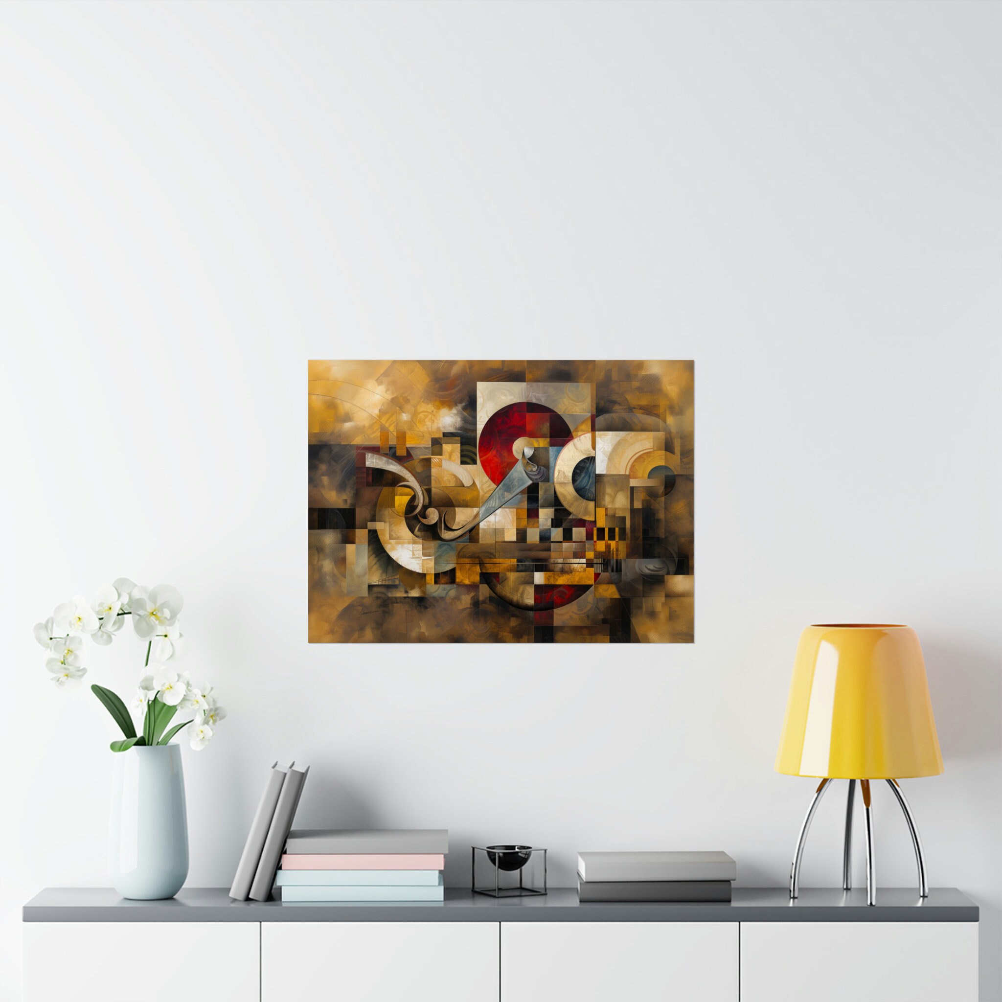 Matte Horizontal Posters Brahms Symphony Visualisation Art Wall Decor ...