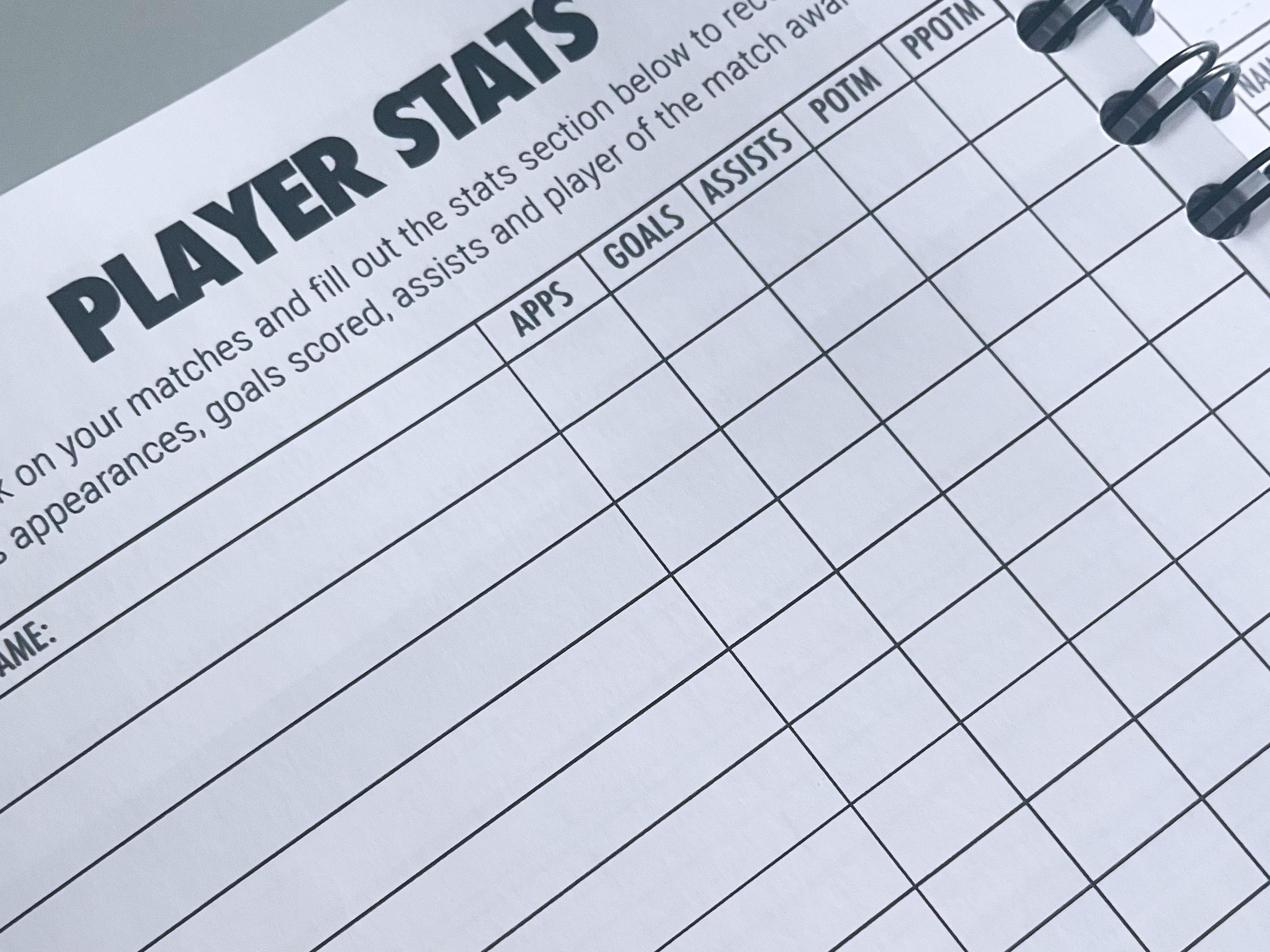 Football Coach Planner Match Day & Training Diary - Managers Notebook ...