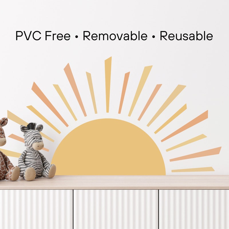 Sun Wall Decal - Etsy