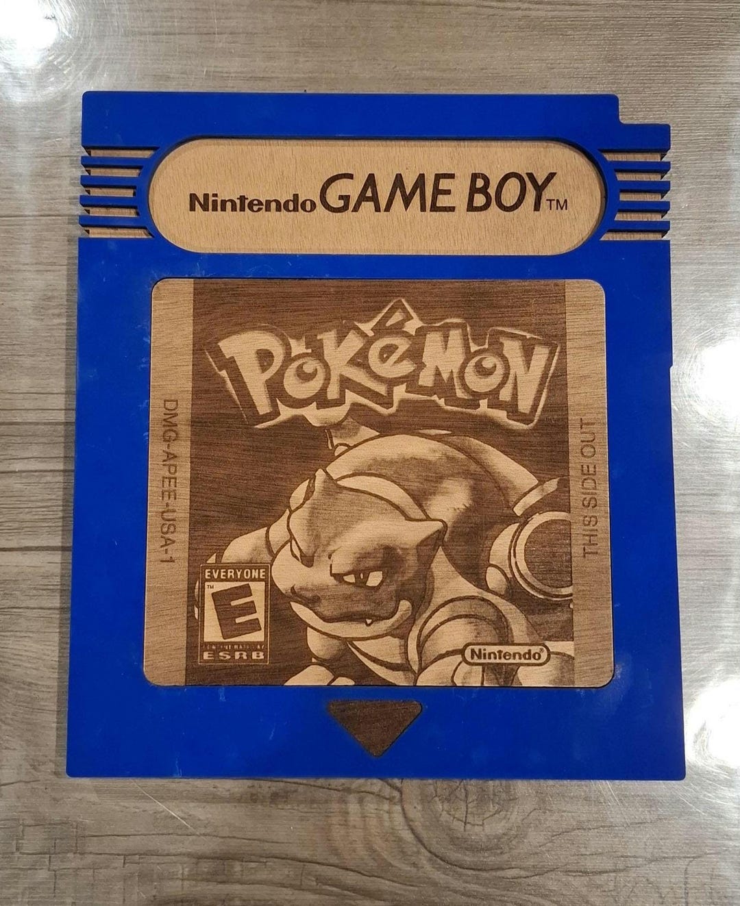Wooden Replica of the Pokemon Game Boy Game - Etsy