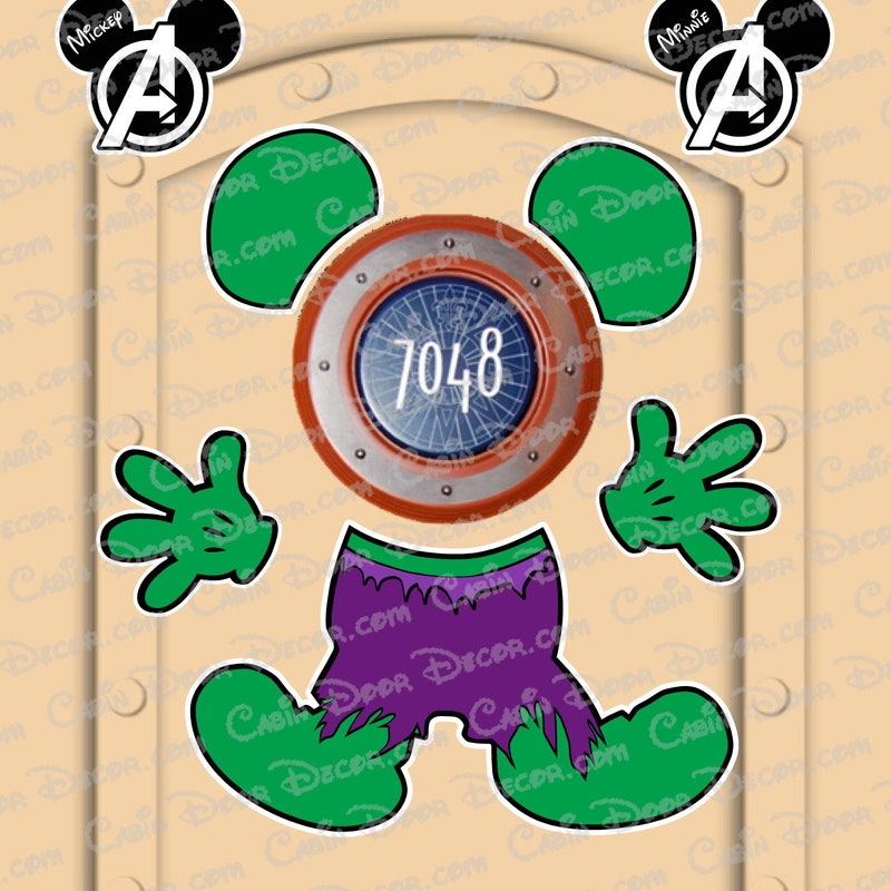Hulk Mickey - Etsy