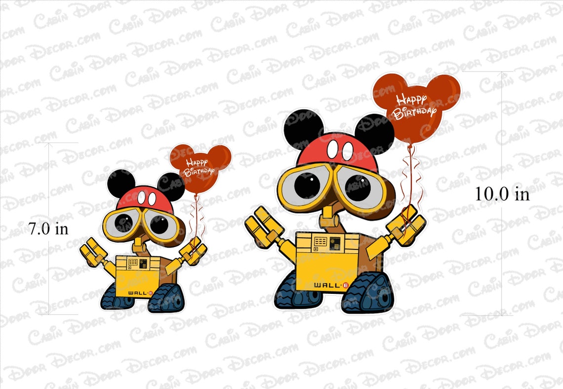 Disney Cruise Door Magnets Birthday Wall-e Magnet With Mickey Ear Hat ...
