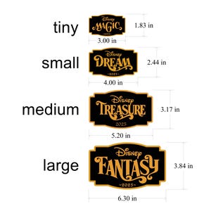 Disney Cruise Plaques With Magnetic Backing to Stick to Cruise Doors ...
