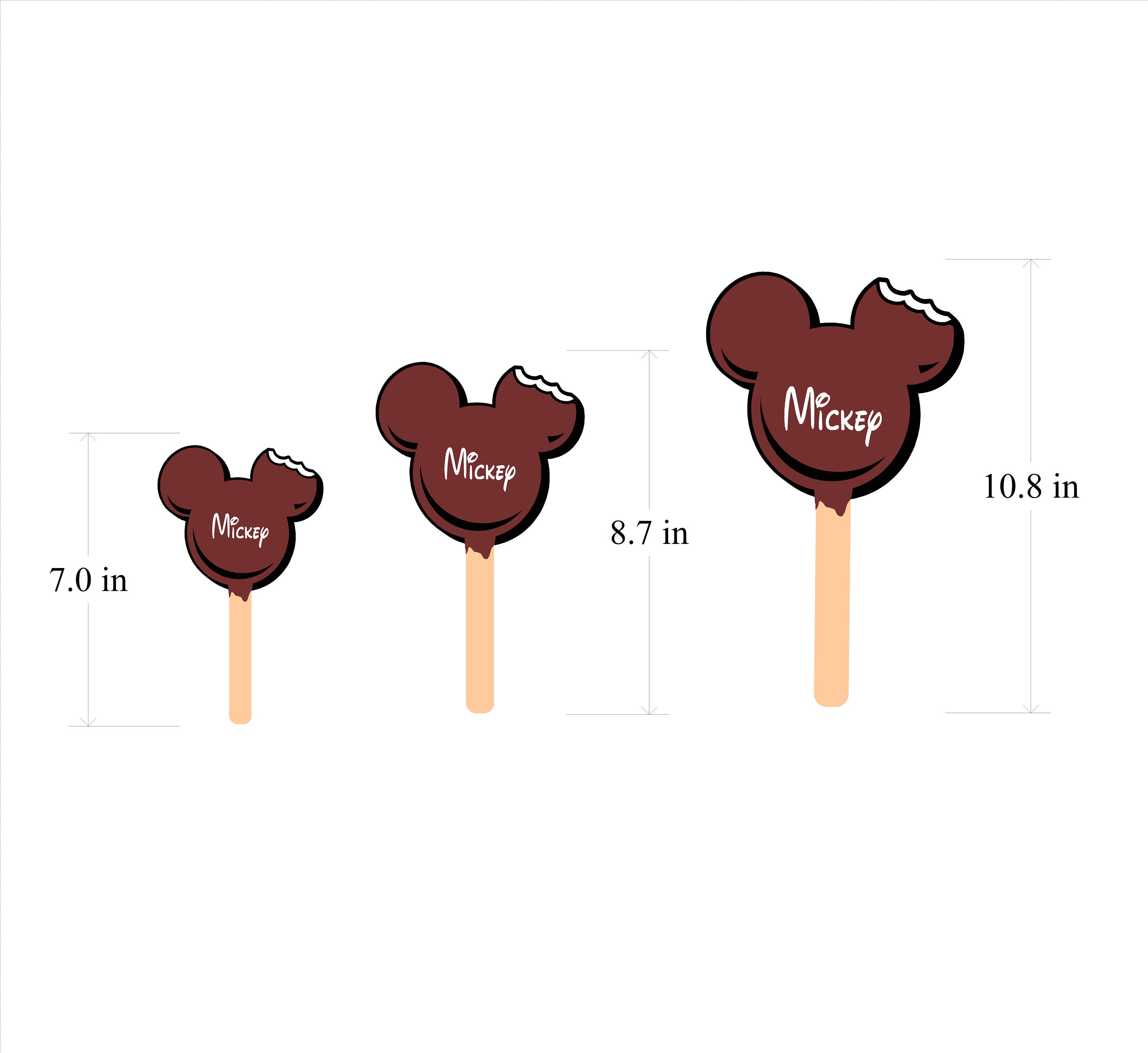 Mickey and Minnie Mickey Bar Magnets Disney Mickey Ears Custom Magnets ...