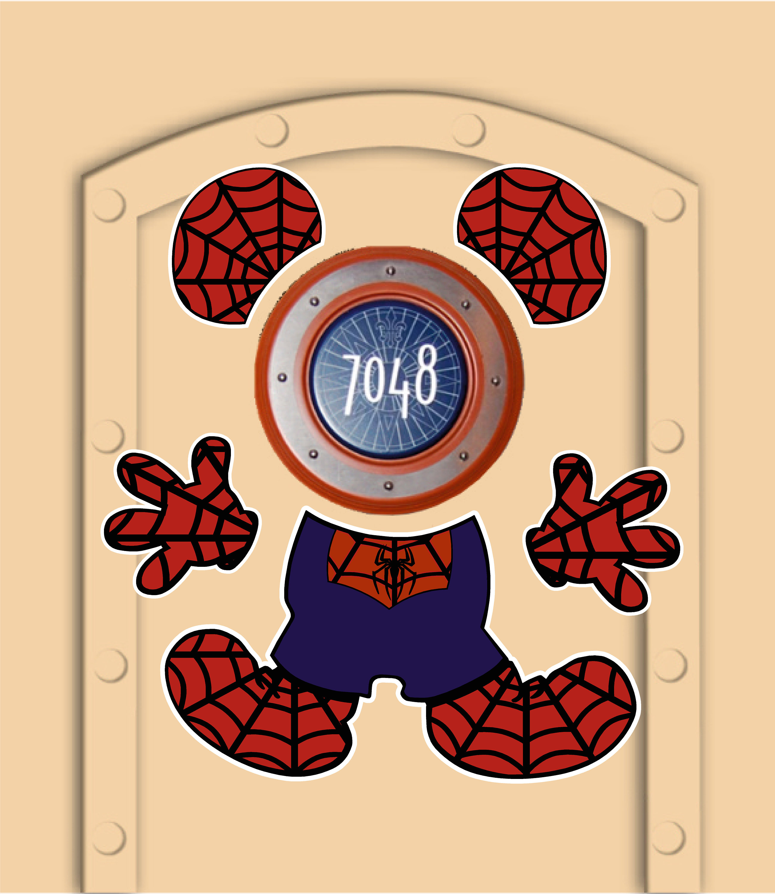 Disney Cruise Spiderman Door Magnets Mickey Mouse Marvel Avengers End ...