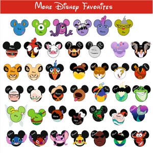 Mickey and Minnie Mix and Match Disney Mickey Ears Custom Magnets for ...