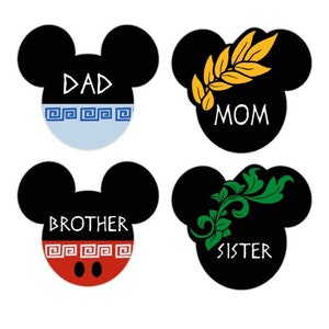 Disney Cruise Door Magnets Greek Mickey Mouse Cruising to Athens Greece ...