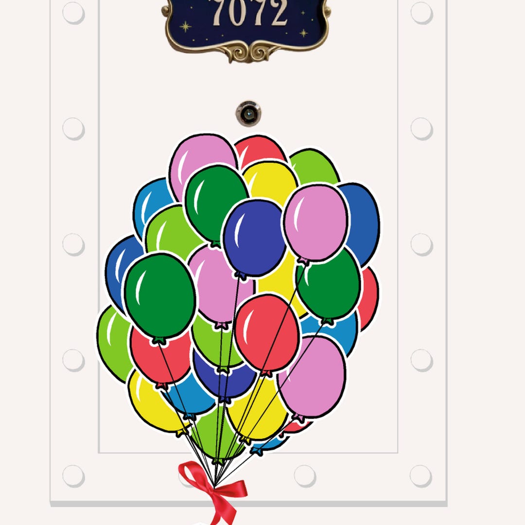 Disney Cruise Door Balloon Magnets Only From UP With Carl and Ellie - Etsy