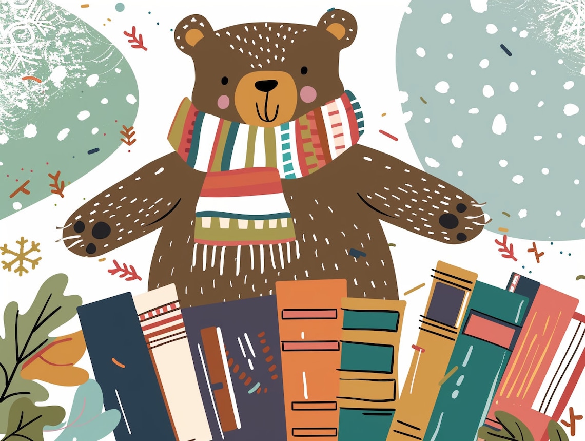 Wooden Bear Bookend Wooden Bookshelf Organizer Panda Book Stand Gift ...