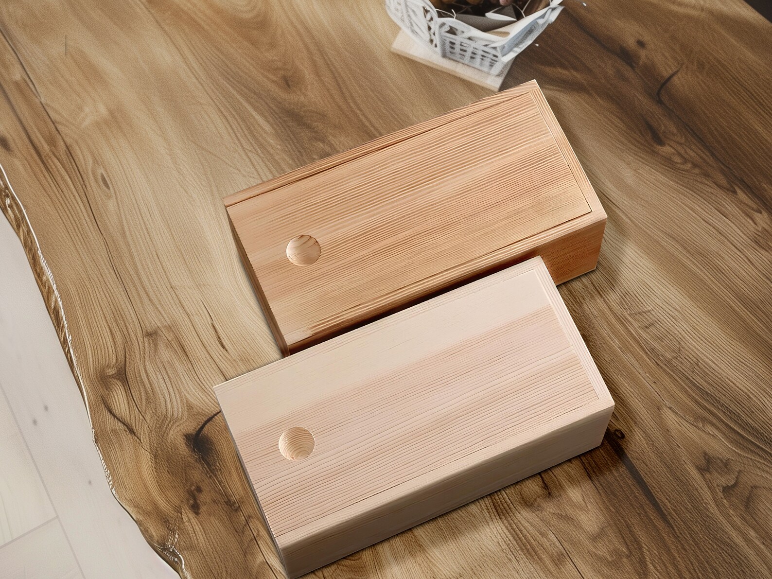 Small Wooden Gift Box Box With Sliding Lid Wooden Box for Jewelry ...