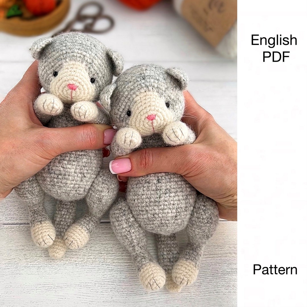 Cat Crochet Pattern PDF Amigurumi Cat Crochet Kitten DIGITAL Crochet ...