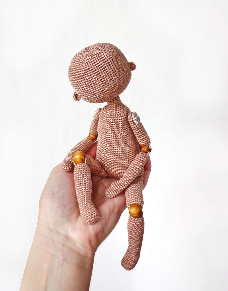 Doll Base Crochet Pattern PDF amigurumi Doll Base DIGITAL Crochet ...