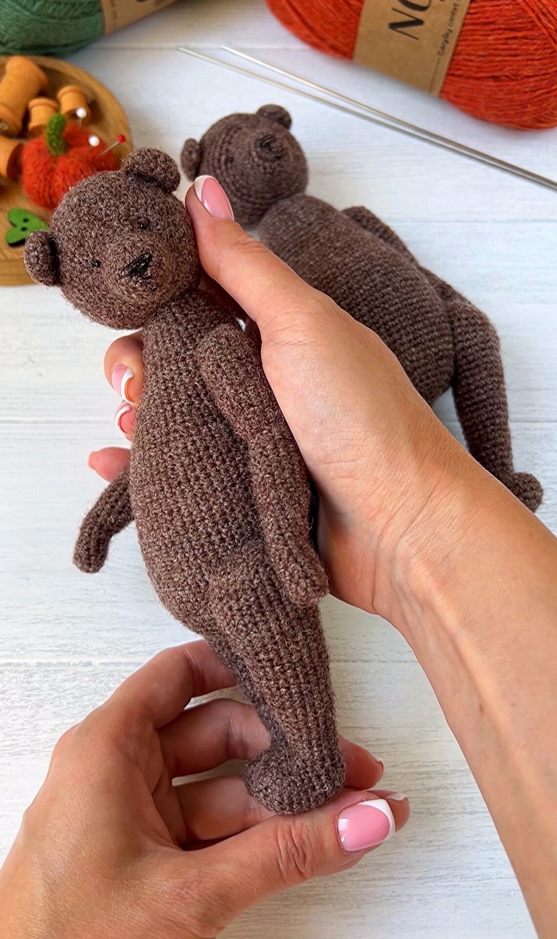 Teddy Bear Crochet Pattern PDF amigurumi Teddy Bear DIGITAL Crochet ...