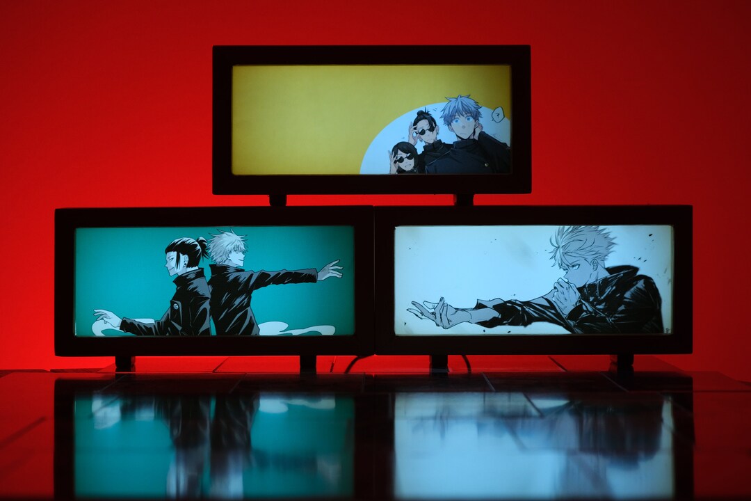 Satoru Gojo J.K Anime Night Light / Anime Wooden Night Light / Wooden ...