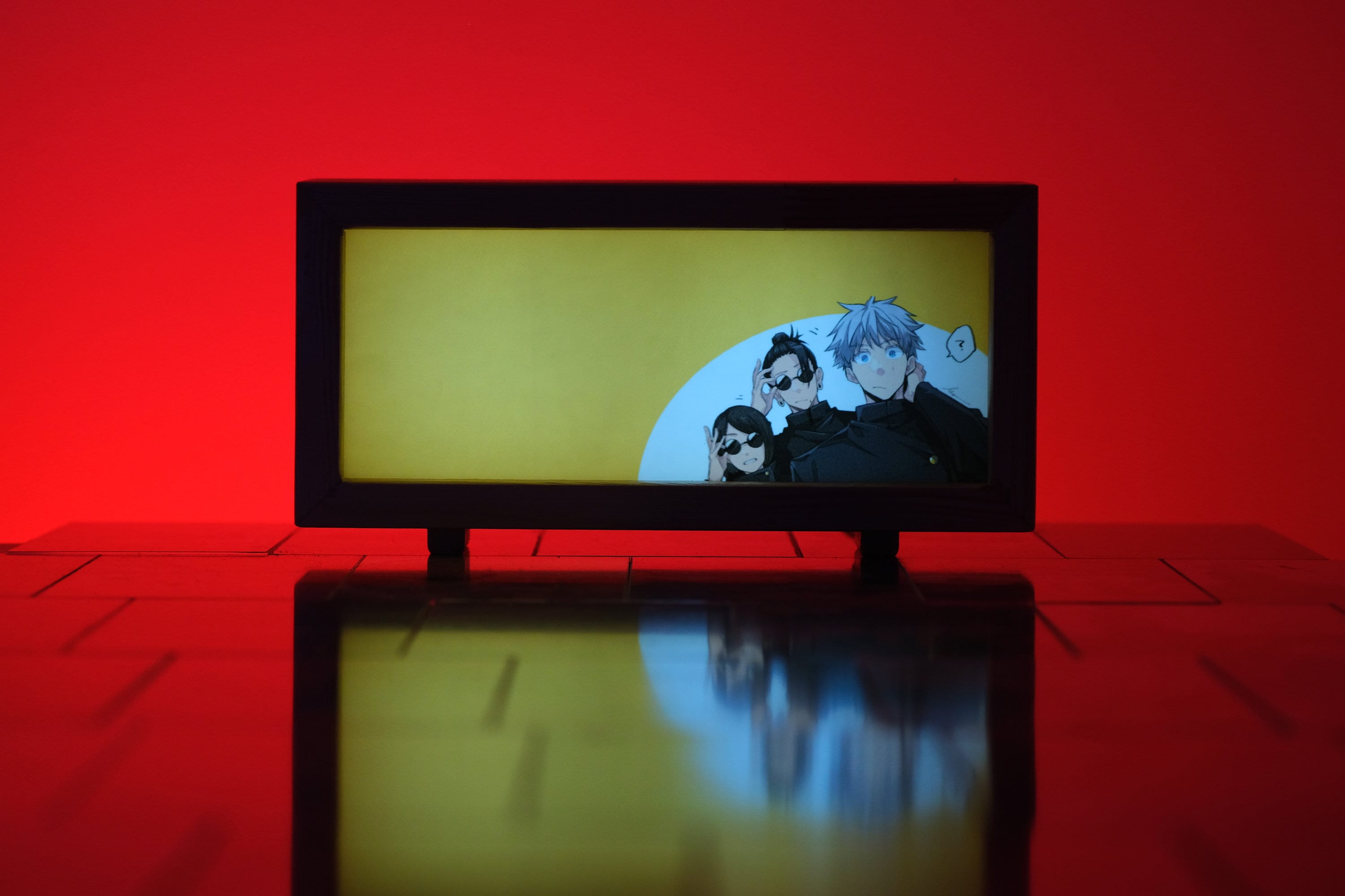 Satoru Gojo J.K Anime Night Light / Anime Wooden Night Light / Wooden ...