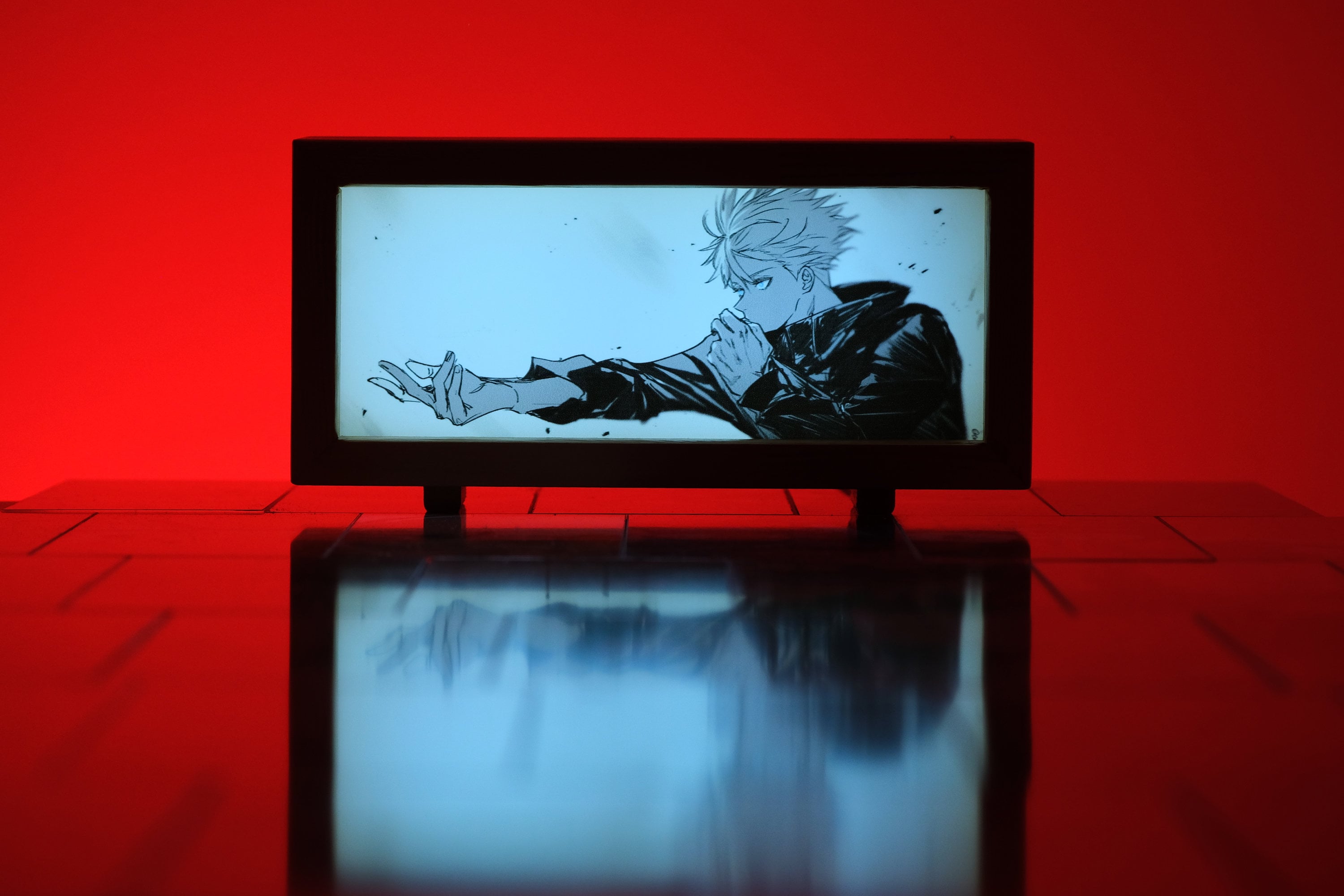 Satoru Gojo J.K Anime Night Light / Anime Wooden Night Light / Wooden ...