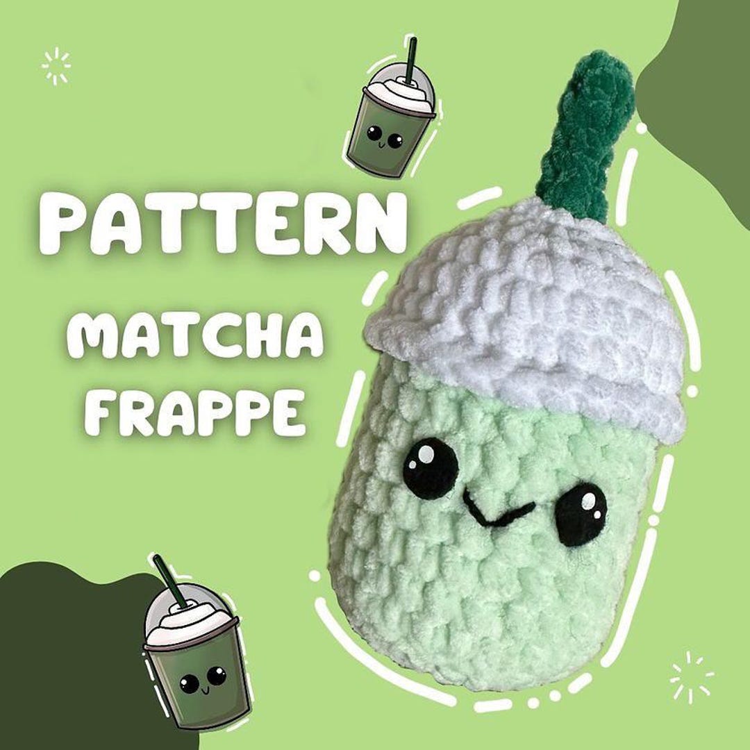 Matcha Frappe Crochet Pattern PDF Digital Download - Etsy