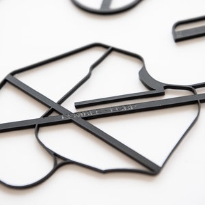 Airfield Designs - Mono Design - Aviation Art - Etsy