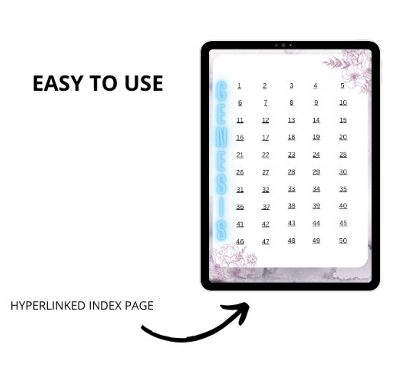 Hello Genesis, Digital Bible Study Notebook for Goodnotes, Notability ...