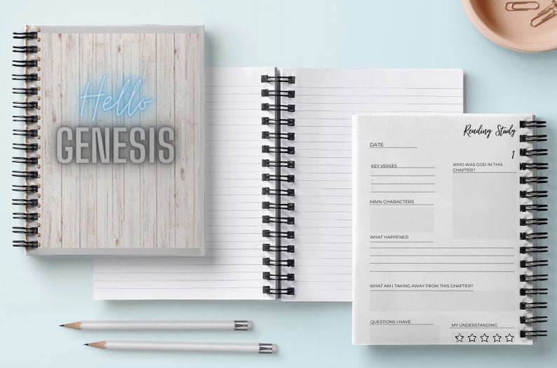 Hello Genesis, Digital Bible Study Notebook for Goodnotes, Notability ...
