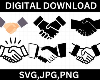 Handshake SVG, Shaking Hands Svg, Business Deal Svg, Contract Svg, Svg ...