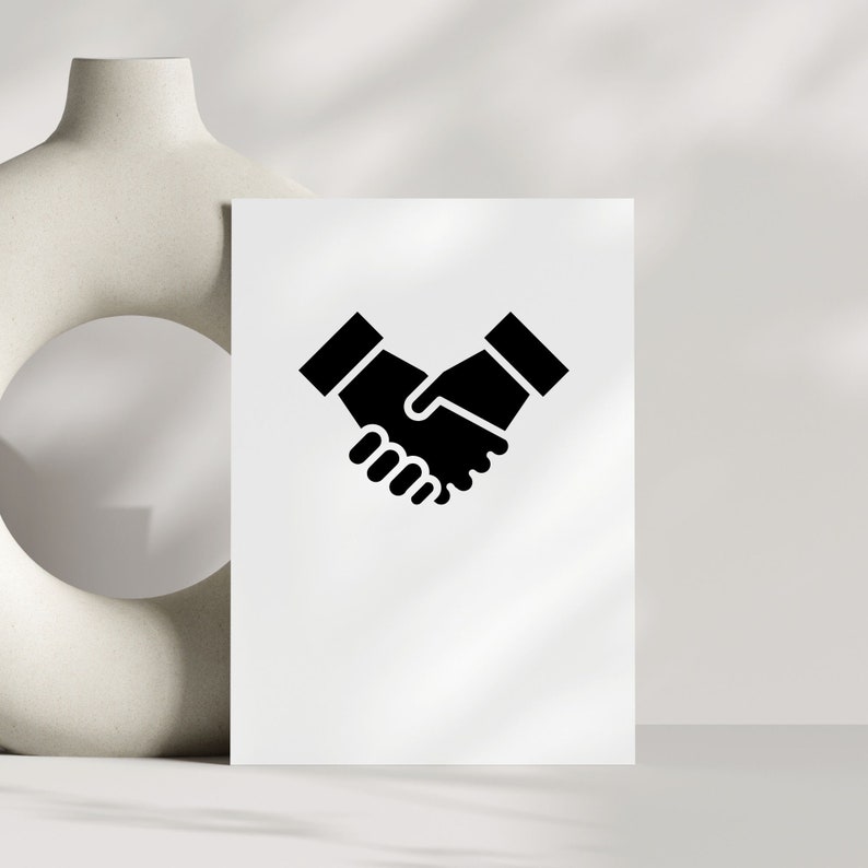 Handshake SVG Shaking Hands Svg Business Deal Svg Contract Svg Svg Cut ...