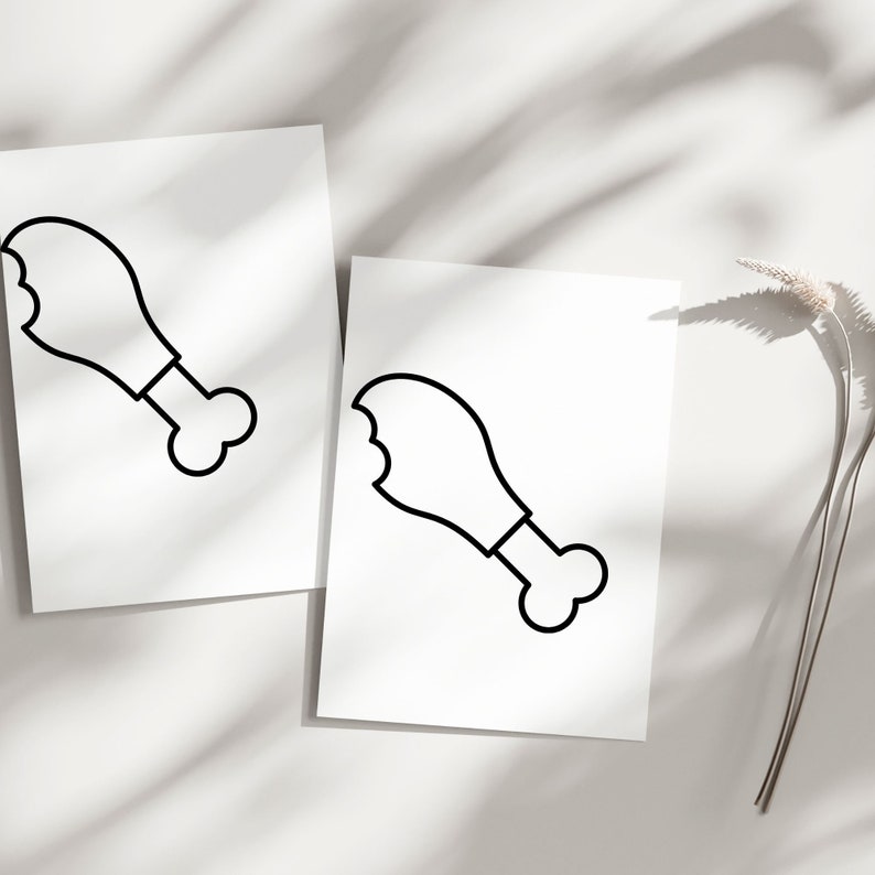 Chicken Leg Svg Chicken Svg Leg Svg Cut Svg Files Cutting Files for ...