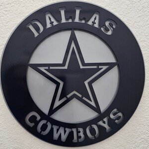 Dallas Cowboys Metal Sign - Etsy