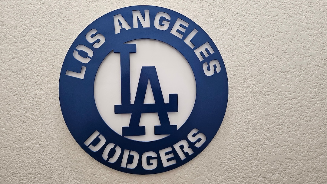 Los Angeles Dodgers Metal Sign - Etsy