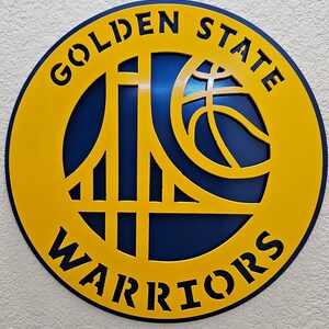 Golden State Warriors Metal Sign - Etsy