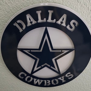 Dallas Cowboys Metal Sign - Etsy
