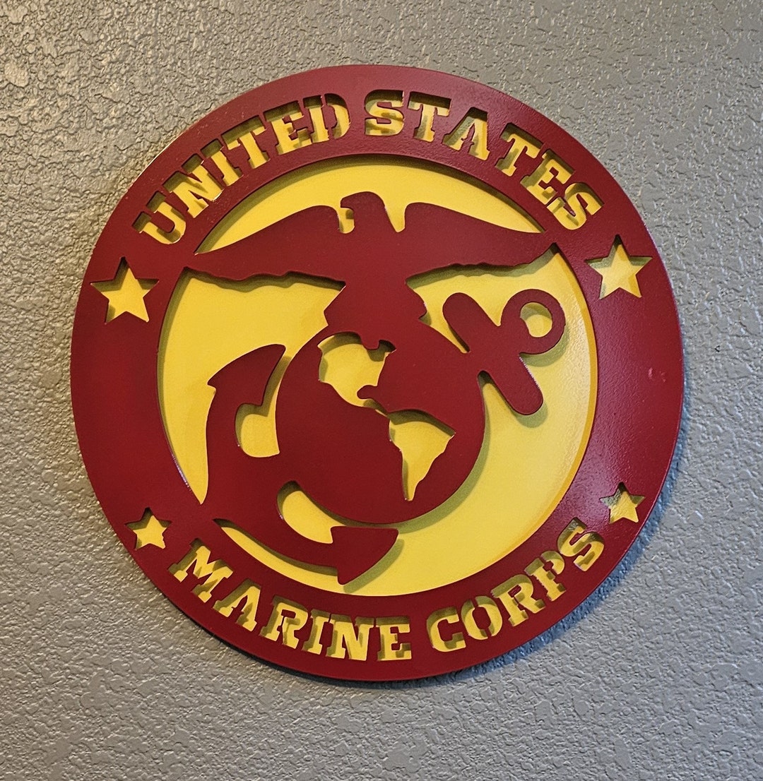 US Marine Corps Metal Sign - Etsy