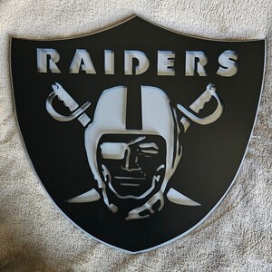 Raiders Football Sign - Etsy