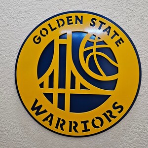 Golden State Warriors Metal Sign - Etsy