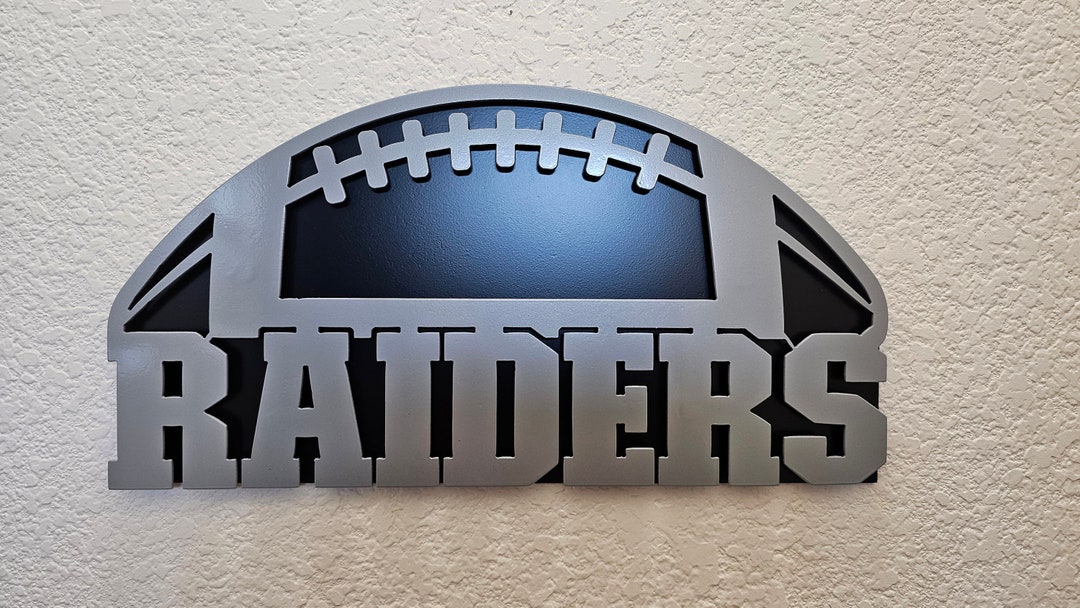 Raiders Football Sign - Etsy