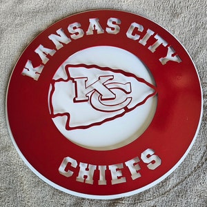 Kansas City Chiefs Metal Sign - Etsy